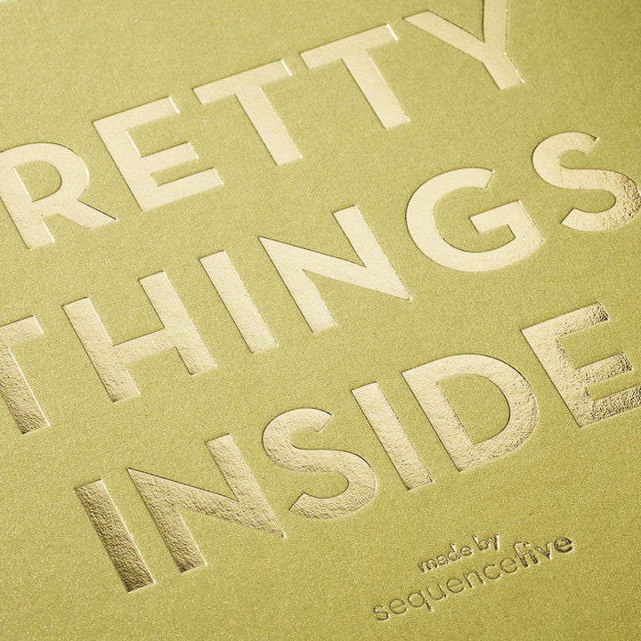 Gold Hot Foil Printing onto Gold Pearl Paper Surface | Foldabox UK and ...