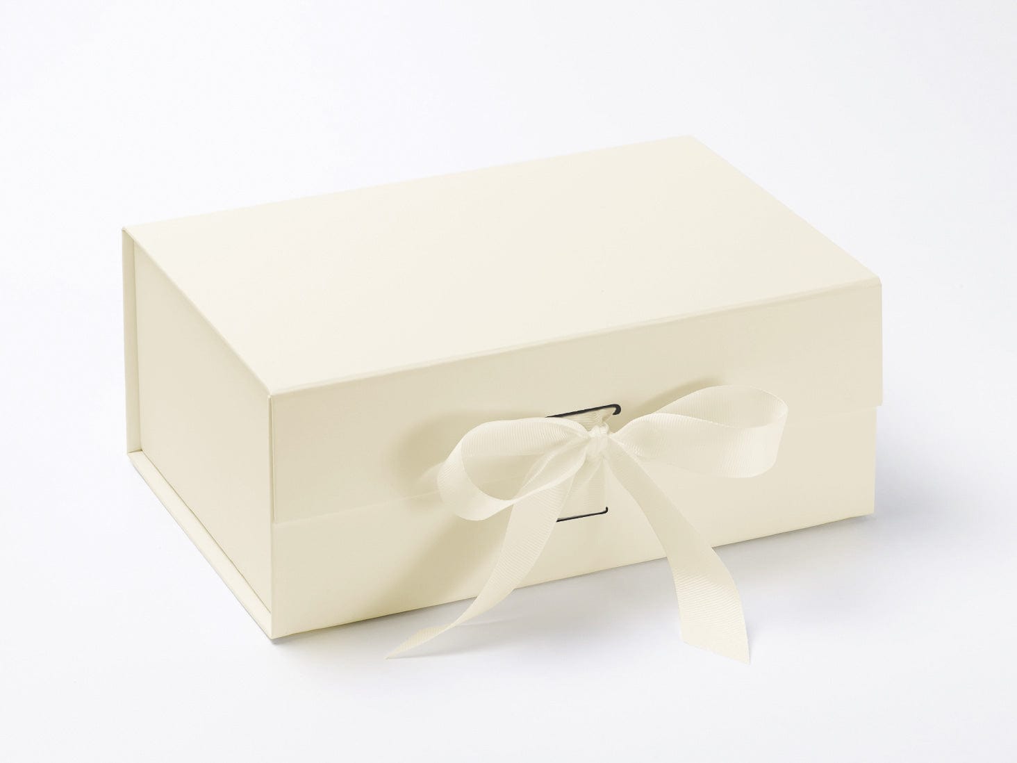 Wholesale Ivory A5 Deep Gift Boxes with Changeable Ribbon | Foldabox UK ...
