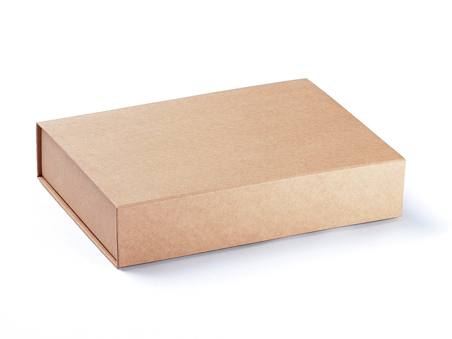 Natural Kraft A4 Shallow Folding Gift Boxes | No Magnets | Pack of 12 | Foldabox UK and Europe