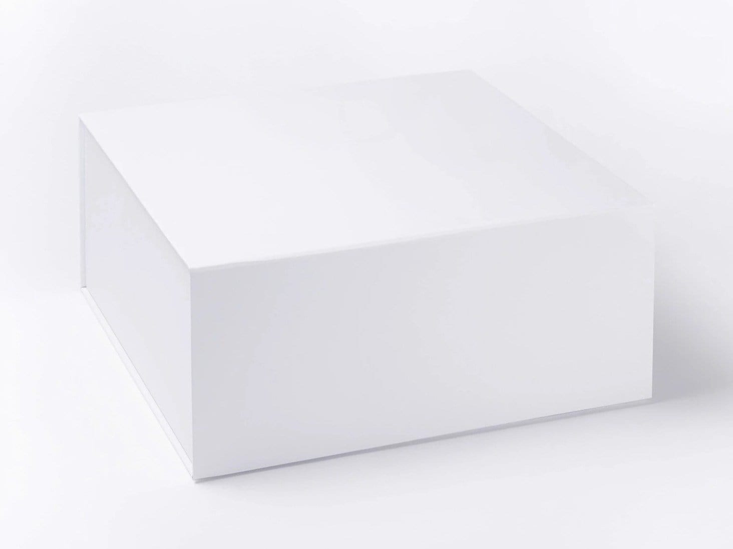 White Extra Large Deep Folding Gift Box no ribbon Sample | Foldabox UK ...