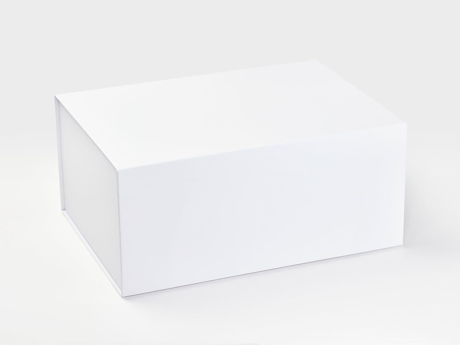 White A3 Deep Wholesale Gift Box with Changeable Ribbon Sample ...