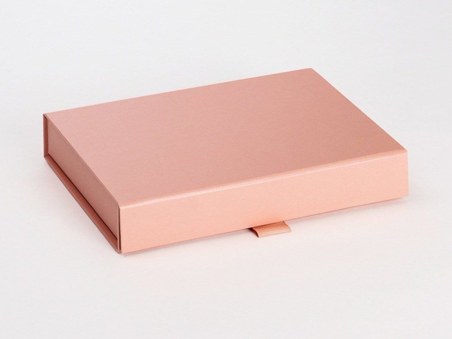 Luxury Rose Gold A5 Folding Gift Boxes from Foldabox Stock | Foldabox ...