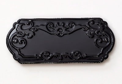 Black Metal Slot Decal Labels For Folding Gift Boxes | Foldabox UK and ...