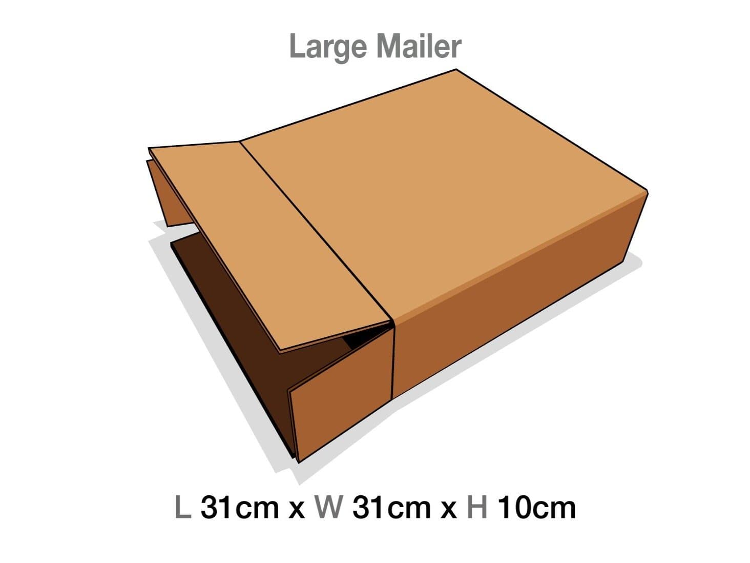 Corrugated Protective Mailer Cartons for Courier or Postal Dispatch ...